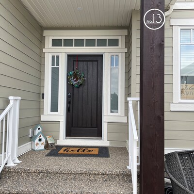 Script House Address Sign Address Sign Modern Address Art Decor Address ...