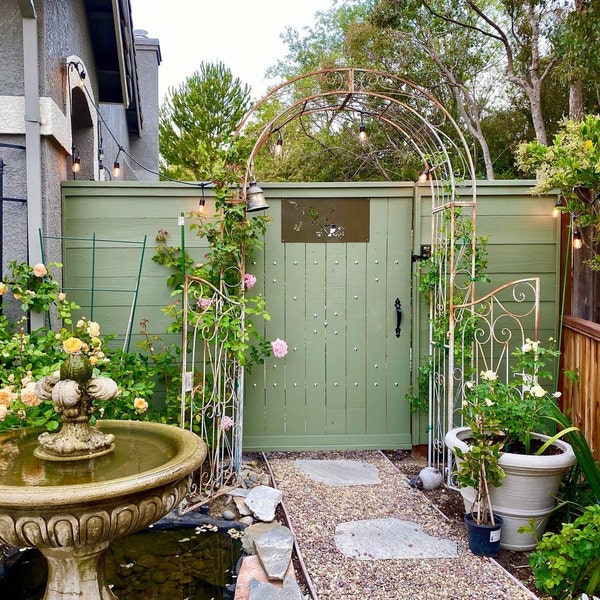 Birds Metal Privacy Screen | Branches & Leaves Metal Wall Art, Bird ...