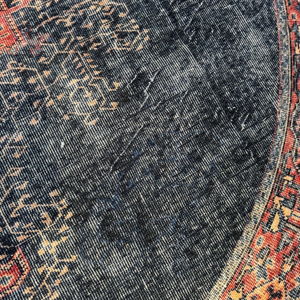 MARA Red-violet Vintage Area Rug, Dark Reddish Purple, Magenta, Wine ...
