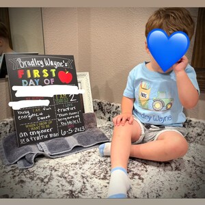 2-in-1 Reusable Back to School Sign First & Last Day of - Etsy