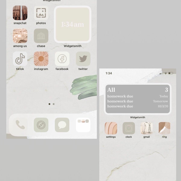 Tropical Aesthetic Ios17 OVER 10 App Icons, WIDGETS Beach Bundle - Etsy