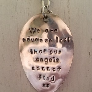 Custom fork tine name necklace | Etsy