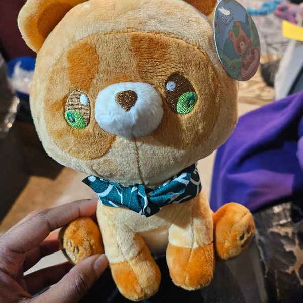 Poko the Tanuki Plushie - Pon Plush With Magnetic Leaf Accessory ...