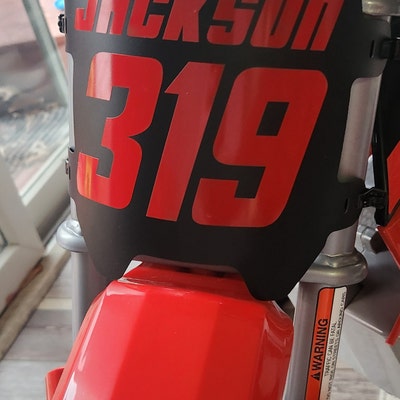 Motorcycle Helmet Decals Retro Font Stripes Dirt Bike Motocross Custom ...