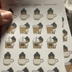 Utility Bills Printable Doodle Icon Stickers Digital Planner Sticker ...