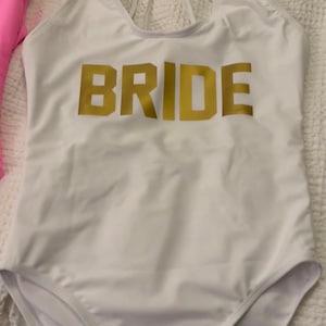 Bachelorette Bathing Suit. Honeymoon Swimwear. Bride Squad - Etsy