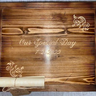 USMC Memory Box for Marines and Veterans, A Large Wooden Box ...