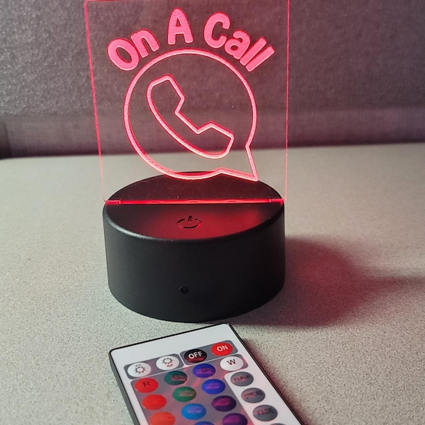 Do Not Disturb Remote Controlled LED Light, Night Light, Office Light ...