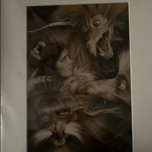 Limited Print of My Drawing of Jareth From Labyrinth - Etsy