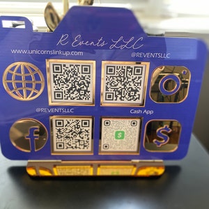 Zelle Qr Code Sign Cashapp Qr Code Sign Venmo Qr Code Sign | Etsy