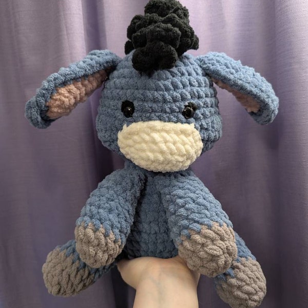 Amigurumi Donkey Pattern, Plush Pattern, Donkey Toy, Christmas, Crochet ...