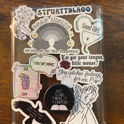 In My Kindle Era Pink Sticker, Bookish Sticker, Cute Book Sticker ...