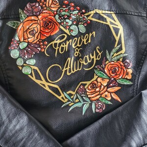 Couples Custom Personalised Wedding Jackets, Custom Painted Couples ...