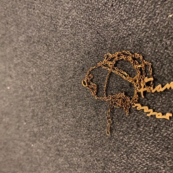 Custom Hand Chain, Name Hand Chain Slave, Adjustable Name Bracelet ...