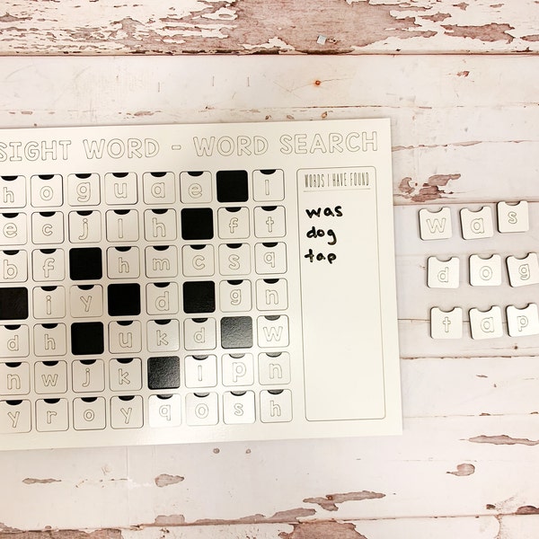 CVC Word Building Board (SVG Cut File) - Etsy