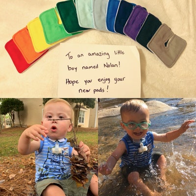 Solid Color Trach Pads Tracheostomy Pad Trach Dressing Tracheostomy ...