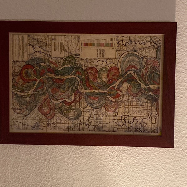 Harold Fisk, Mississippi River, Arkansas River, Page 22 Sheet 9, River ...