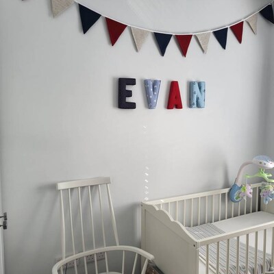 Rainbow Colorful Pennant Bunting String Garland, Pastel Pink Yellow ...