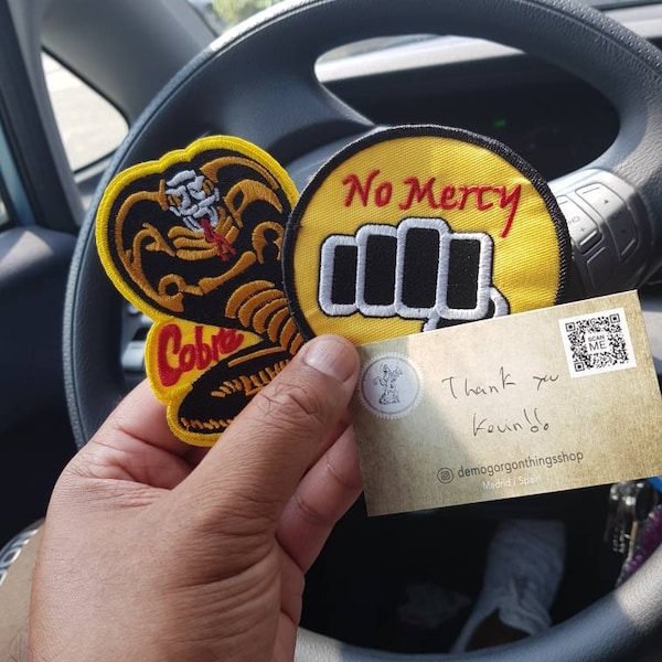 Karate Kid Cobra Kai Dojo Complete Uniform Embroidered Sew on Iron on ...