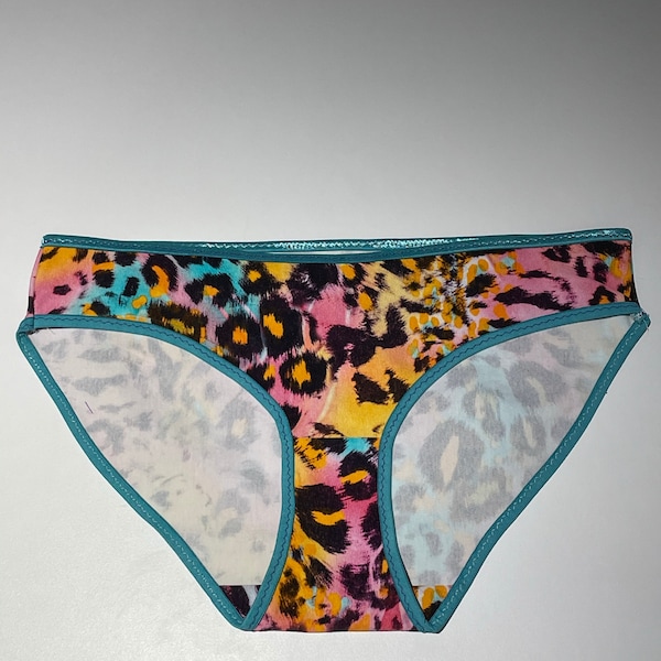 Fold Over Elastic Shiny Satin Face With Plush Back Lingerie Knicker
