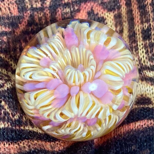 Spiral Cane & Dot Implosion Pendant - Etsy