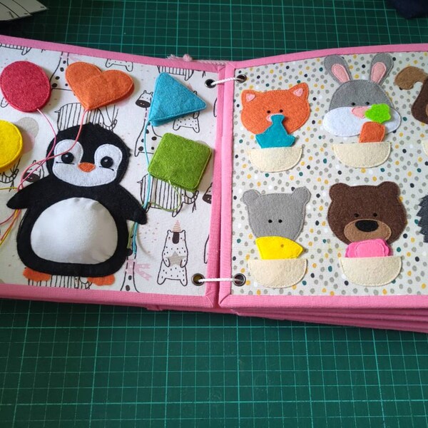 FARM Quiet Book PDF Pattern & Tutorial, Diy Quiet Book Pages, Busy Book ...