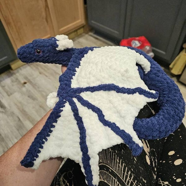 Plated Wyvern Crochet Pattern - Etsy