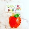 Teacher THANK YOU Treat Bag Topper 4, 4.5, 5, 6 and 6.5 Teacher ...