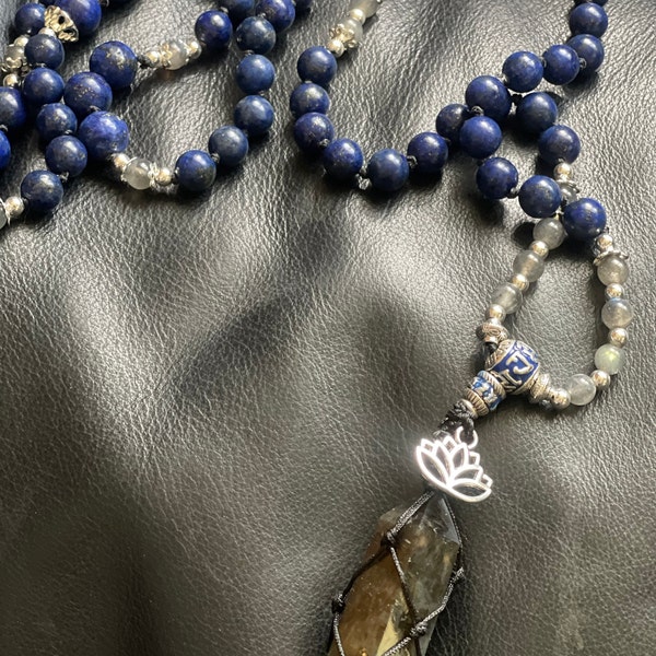 DIY Mala Kit - Red Flake Jasper - Etsy