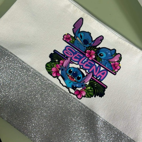 Personalized Floral Stitch Png Sublimation Design Download, Custom Name ...