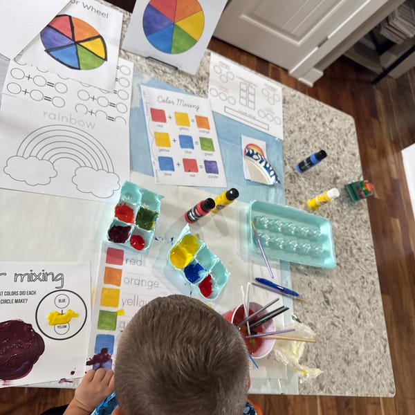 Color Theory Learning Unit: Printable Worksheets & Flashcards (digital ...