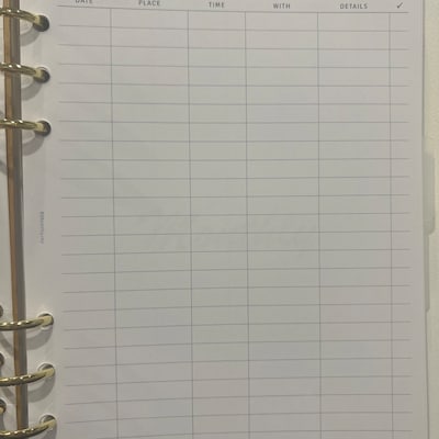 Goal Planner HP Mini Inserts Printable Yearly Monthly Goal Setting ...