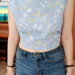 Back Tie Top Sewing Pattern, Easy Beginner Pattern XXS XXL Easy ...