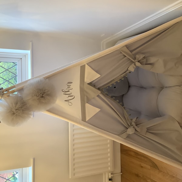 Baby Blue Zigzag Teepee Tent for Kids, Teepee, Kids Teepee, Teepee Tent ...