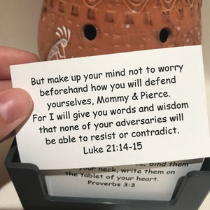 He Knows Your Name Personalized Scripture Cards - Etsy