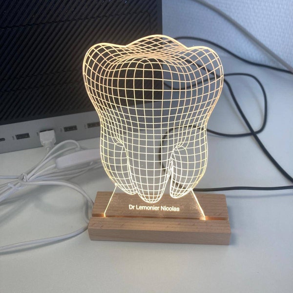 Cat on the Moon Led Night Light, 3D Illusion Table Lamp for Animal ...