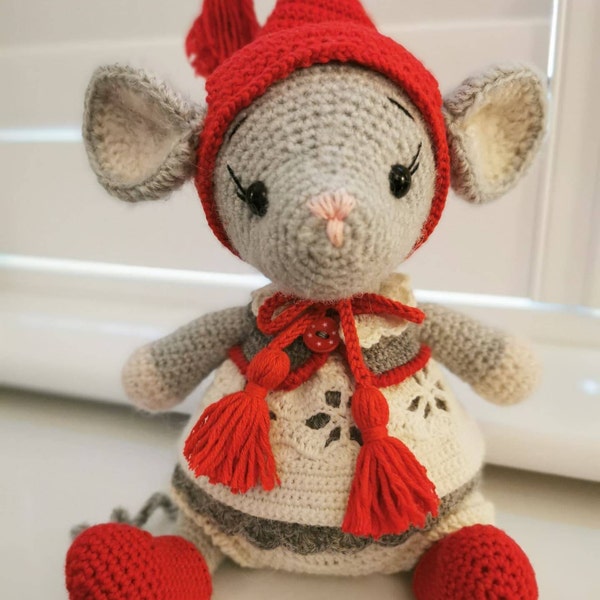 Crochet Pattern Doll Mouse Clothes Pattern / Polushkabunny - Etsy