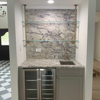 Ceiling-mounted French Bistro Shelves for Bar or Kitchen - Etsy