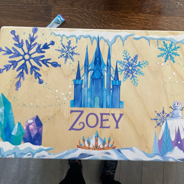 Ice Princess Toddler Step Stool, Step Stool for Girls, Personalized ...