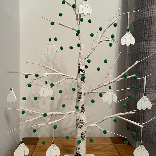 NEW - Snowdrops - a Tree for January - Etsy UK