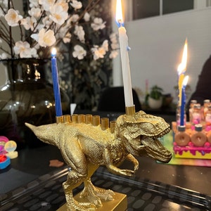 Dinosaur Menorah - Etsy