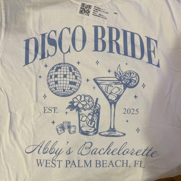 Personalized Disco Bachelorette Shirts, Disco Bride Shirt, Dancing ...