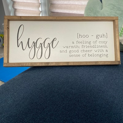Hygge Sign Viking Decor Gift Wall Art Scandinavian Decor Gift for Home ...