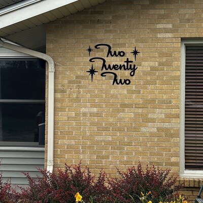 Mid Century House Numbers, Mcm House Numbers, Retro House Numbers ...