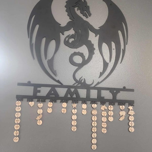 Dragon Monogram Sign,custom Dragon Metal Art,dragon Name House Sign ...