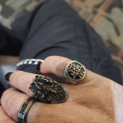 Prince Stolas Goetia Ring Goetic Seal Demonology Jewelry - Etsy
