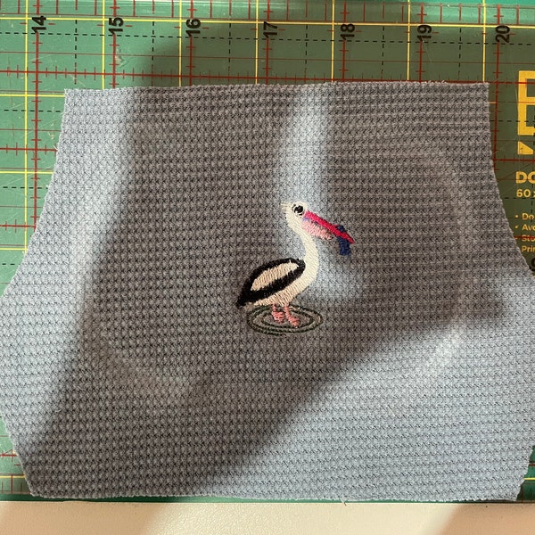 Mini Pelican Machine Embroidery Design – Pelican Fishing – Pelican With ...