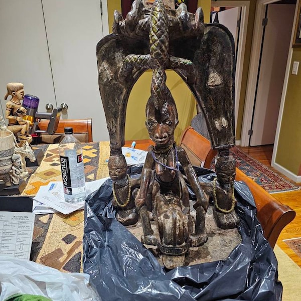 Ashanti Stool, Ghana Royalty Throne, Wooden Vintage Tabouret, Rare King ...