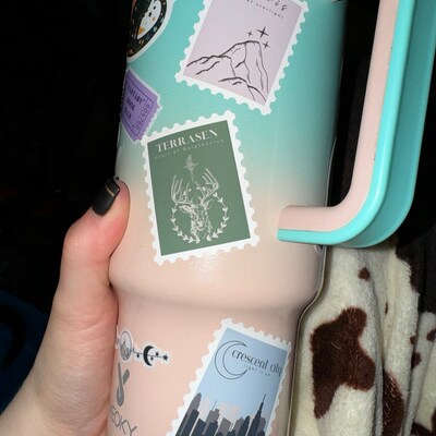 SJM Cities Stamp Sticker Pack VINYL STICKER Velaris City of Starlight ...