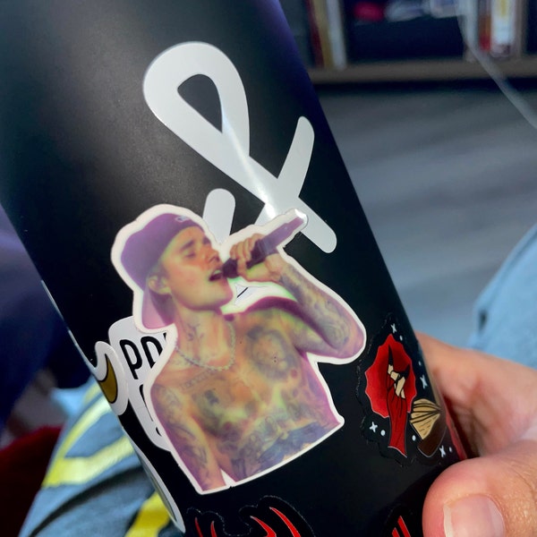 Justin Bieber Shirtless Concert Sticker | Justin Bieber Stickers ...